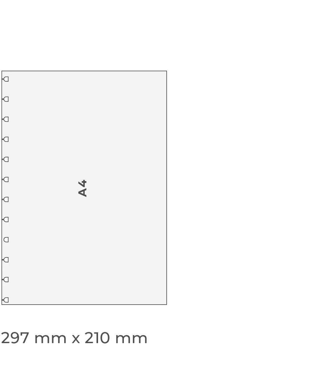 A4 Refillable Notebook Refills | Filofax – Filofax AP