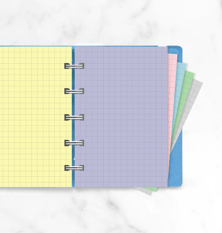 Filofax Notebook Pastel Squared Paper Refill Pocket - Filofax – Filofax AP