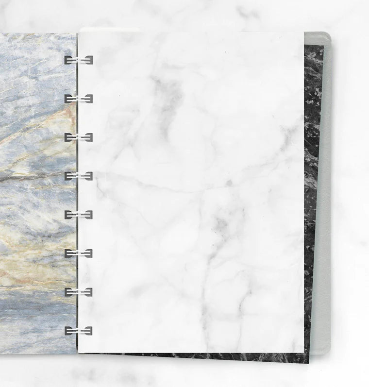 Filofax Notebook Marble Plain Paper Refill - Filofax – Filofax AP