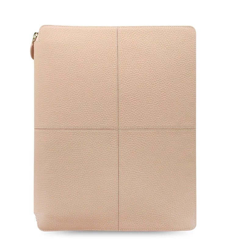 Leather A4 Zip Folio | Classic Stitch Soft | Filofax – Filofax AP